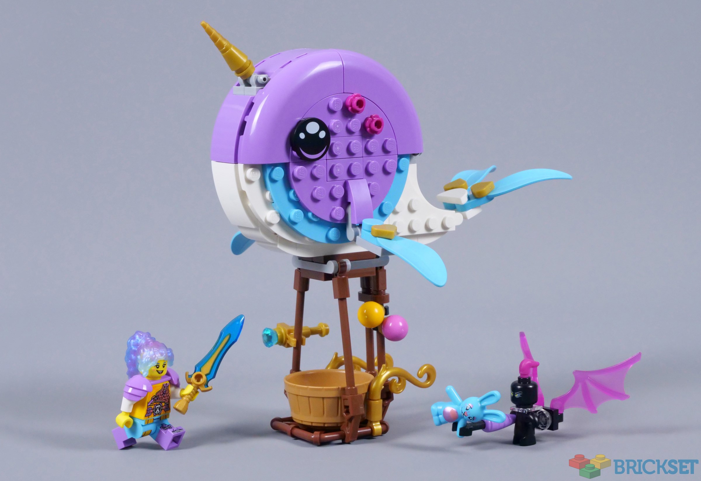 LEGO Dreamzzz 71472 Izzie's Narwhal Hot-Air Balloon review | Brickset