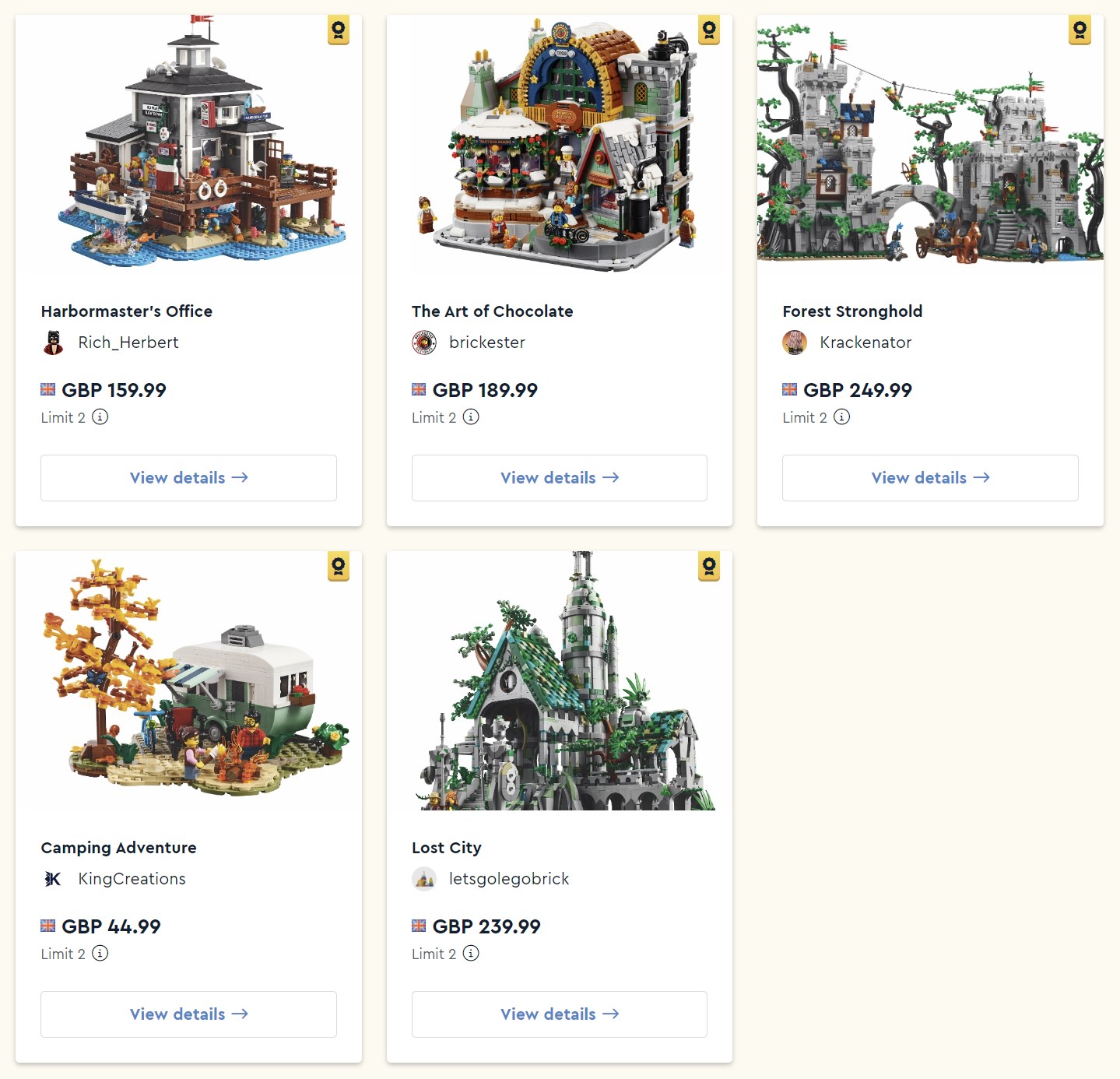 BrickLink Designer Program Series 3 available for pre-order | Brickset