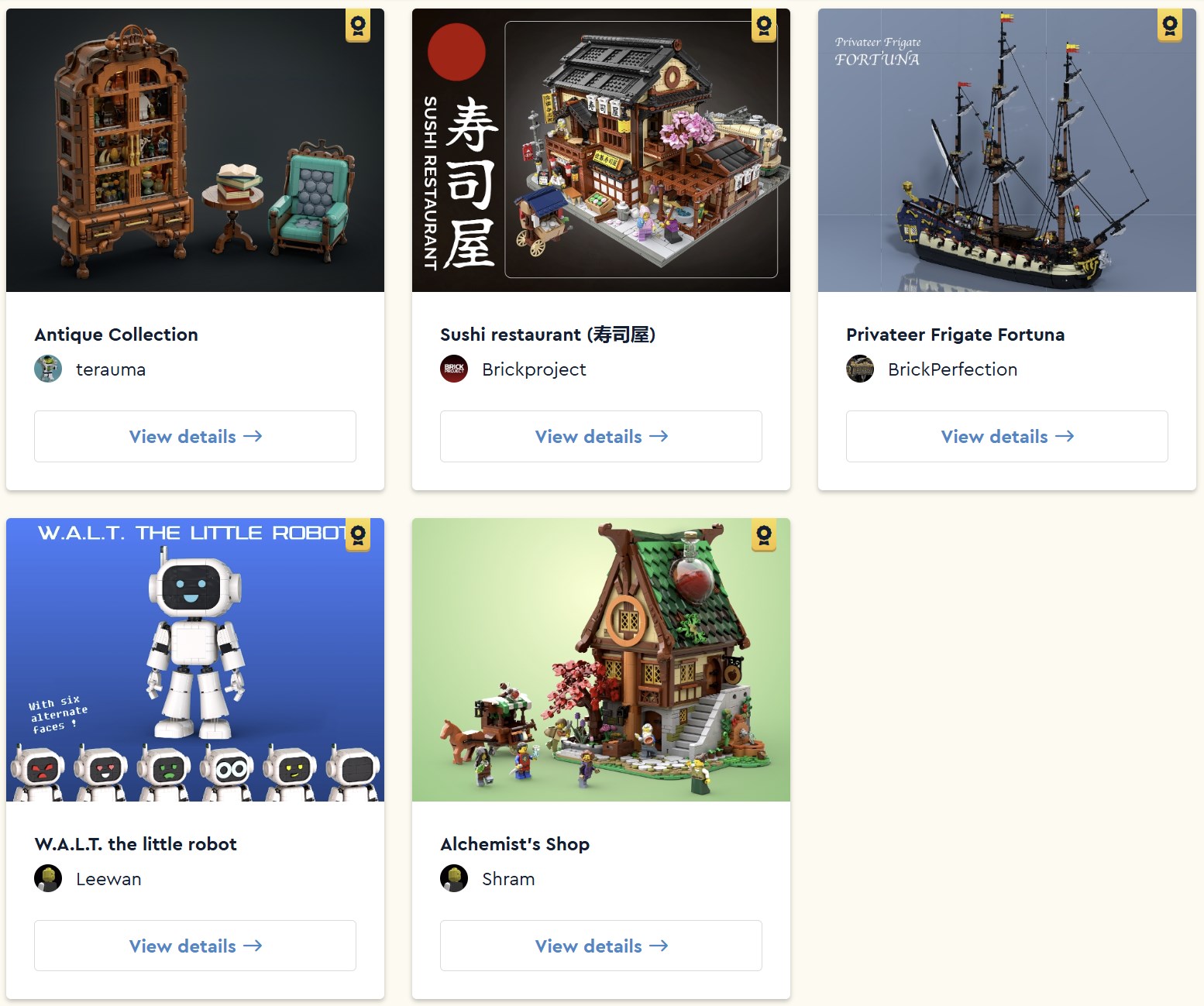 BrickLink Designer Program Series 7 finalists revealed! | Brickset