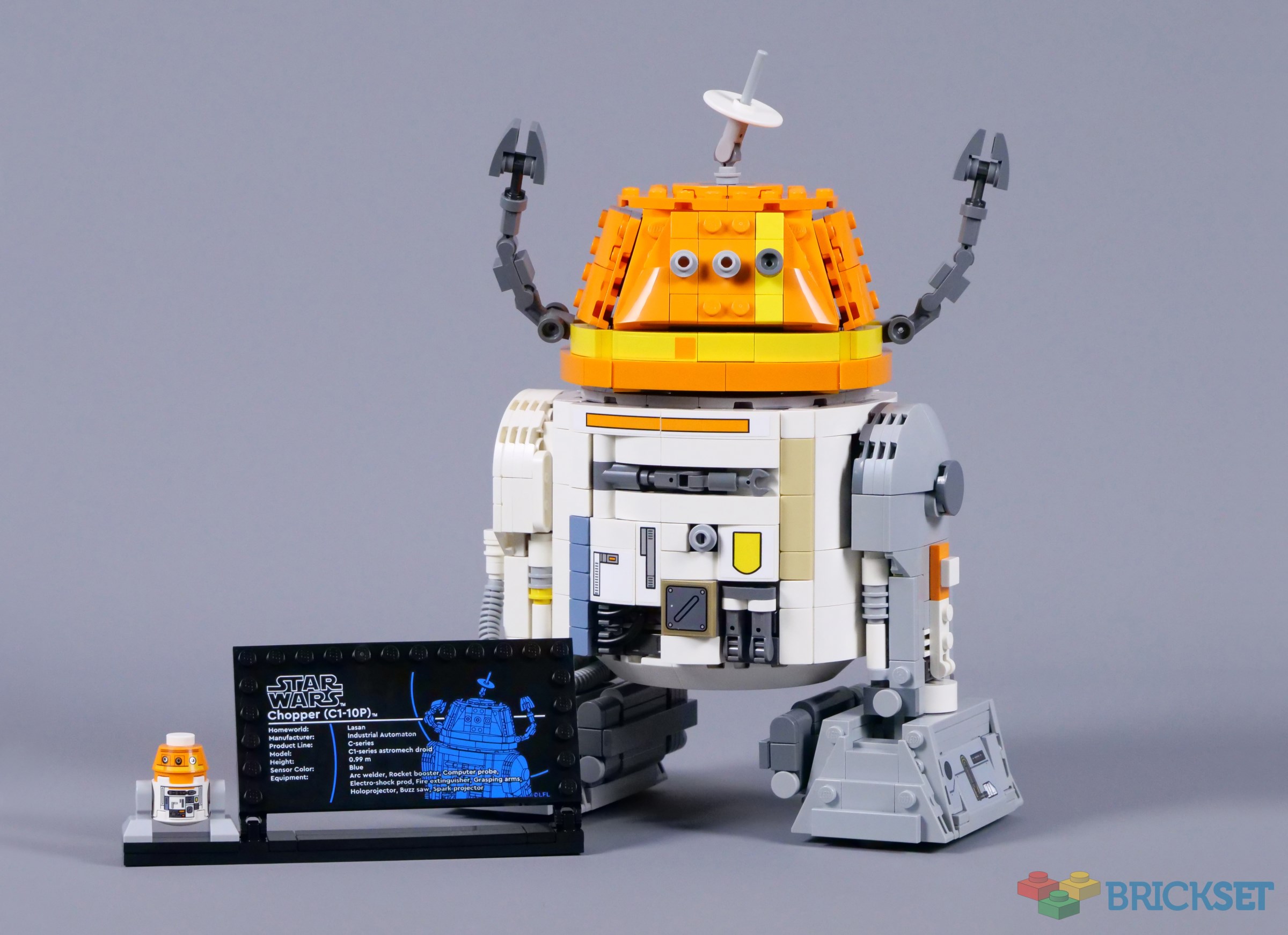 LEGO Star Wars 75416 Chopper (C1-10P) review | Brickset