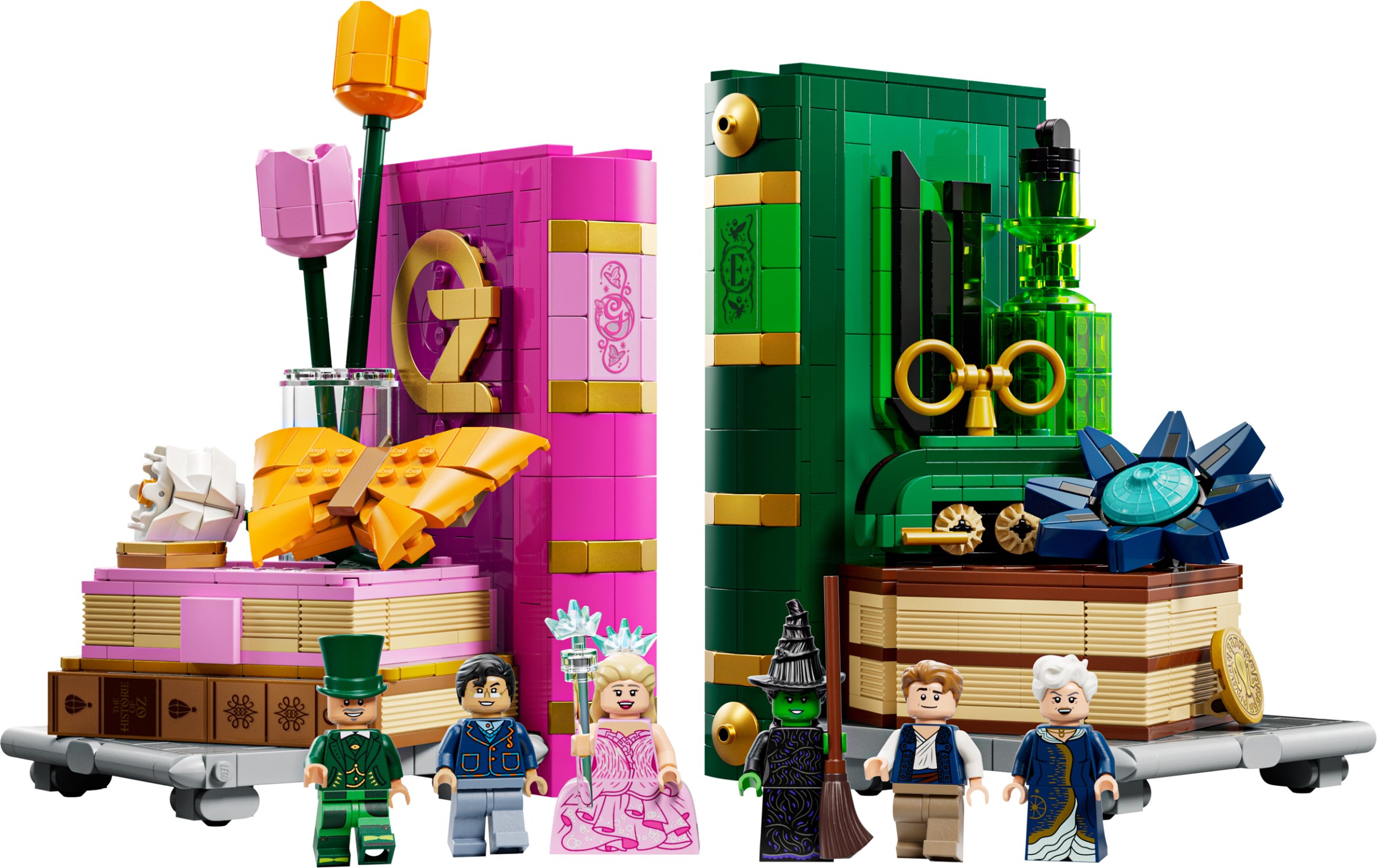 LEGO Wicked Glinda & Elphaba Bookends announced, including Wicked ...