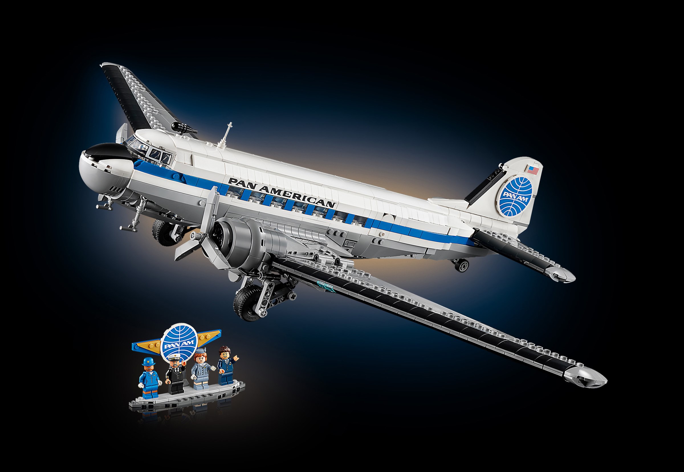 LEGO Icons 11378 Douglas DC-3 PAN AM Airliner revealed! | Brickset