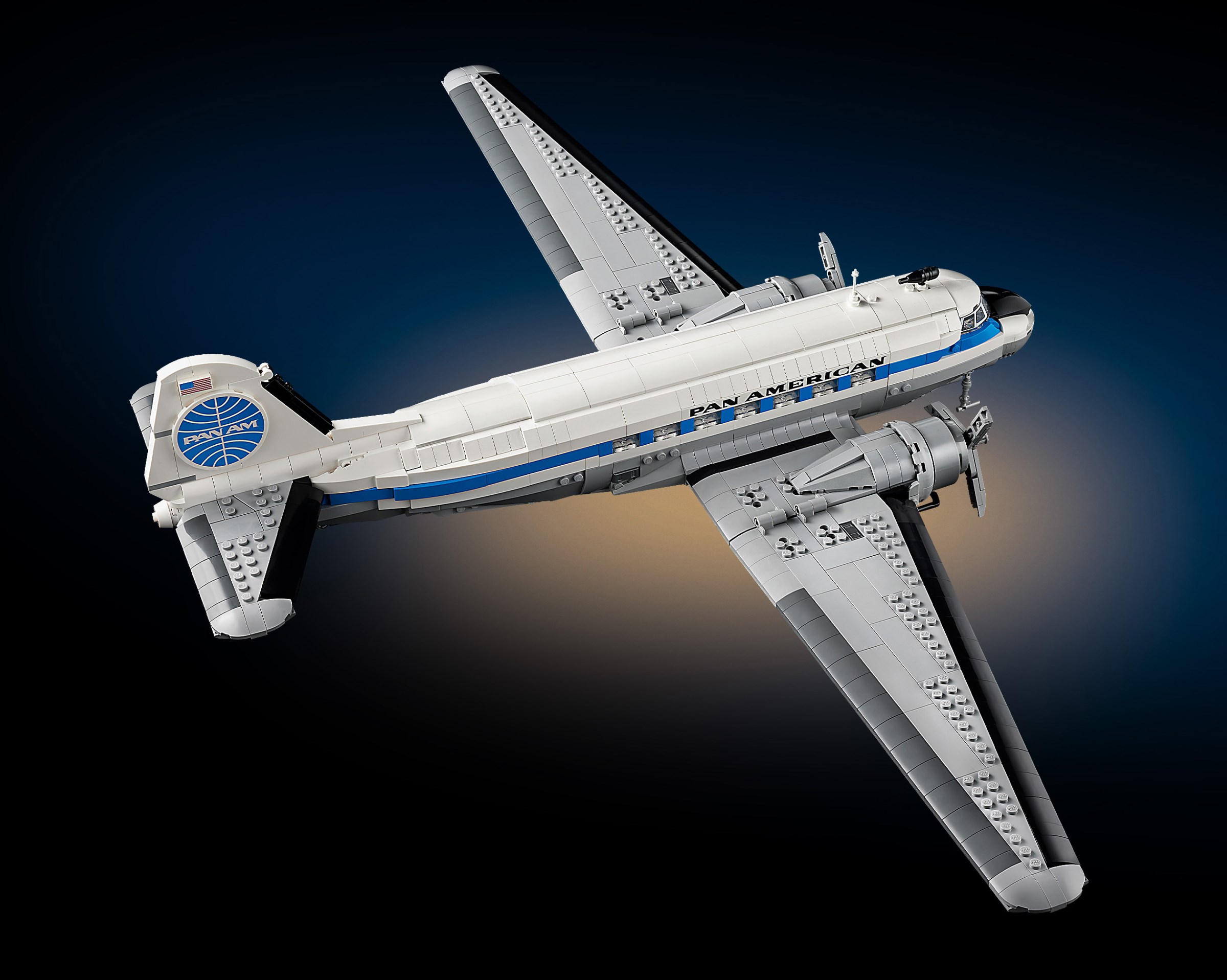 LEGO Icons 11378 Douglas DC-3 PAN AM Airliner revealed! | Brickset