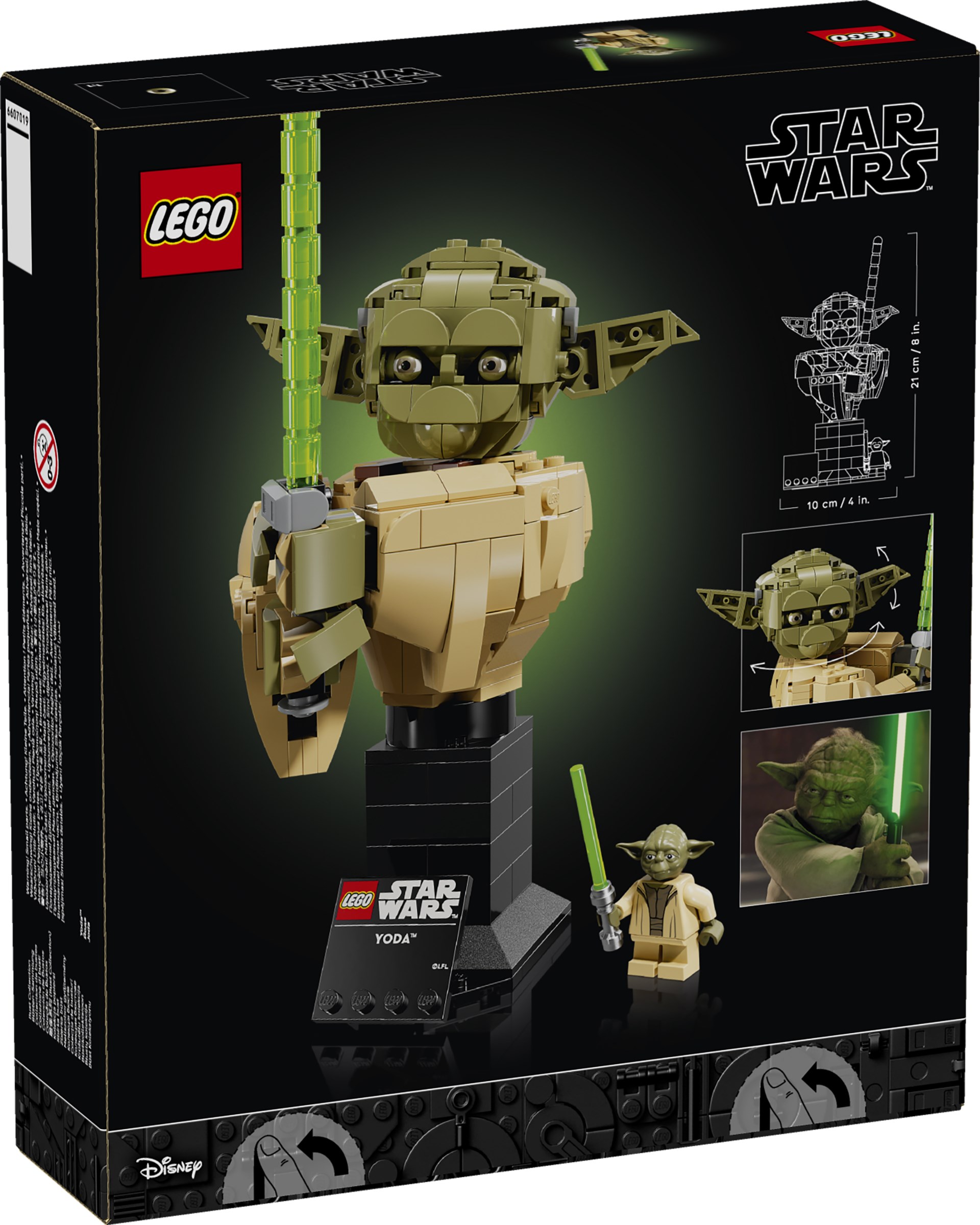 LEGO Star Wars Yoda and Darth Vader Busts revealed! | Brickset