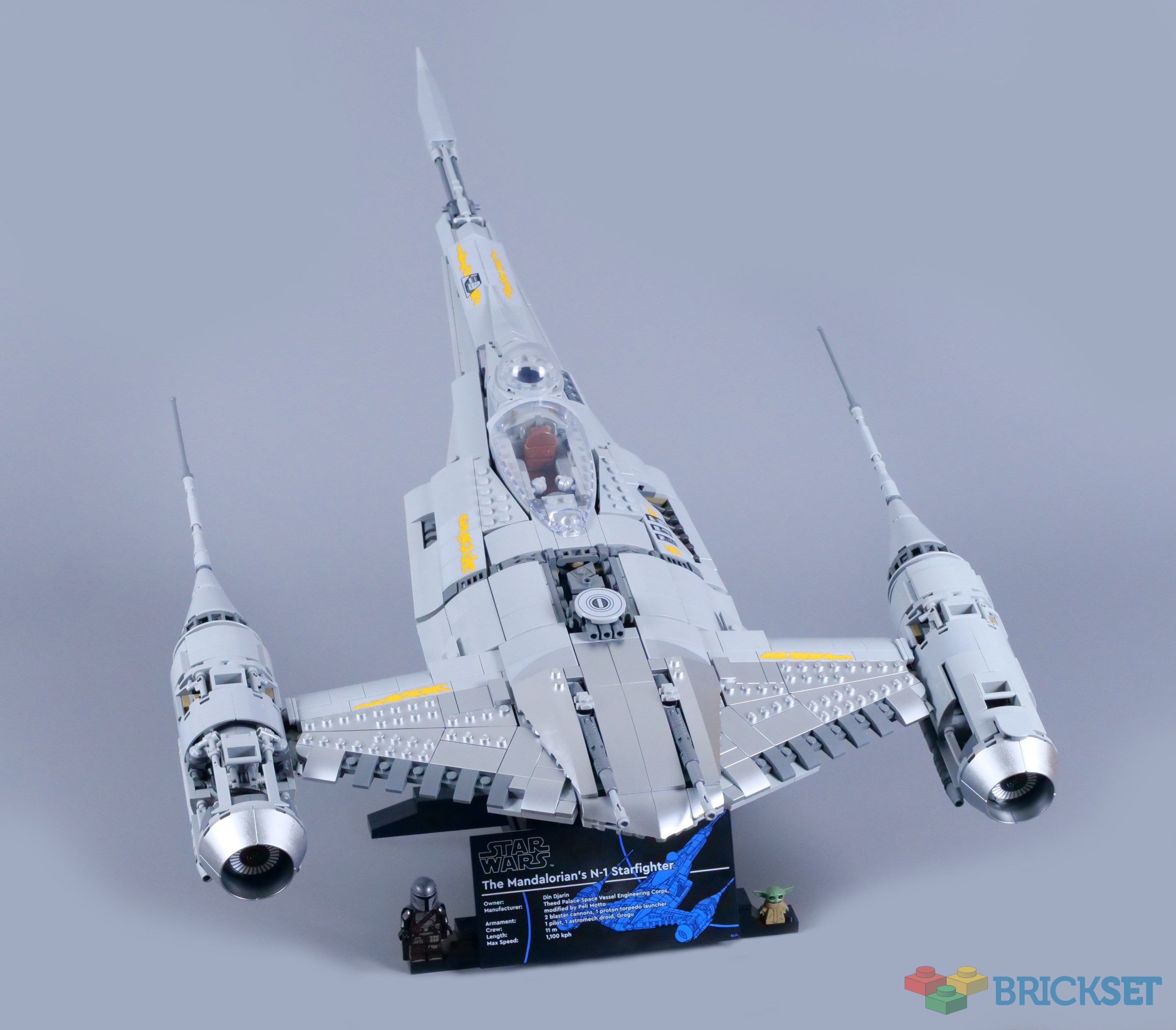 LEGO Star Wars 75442 The Mandalorian's N-1 Starfighter review | Brickset