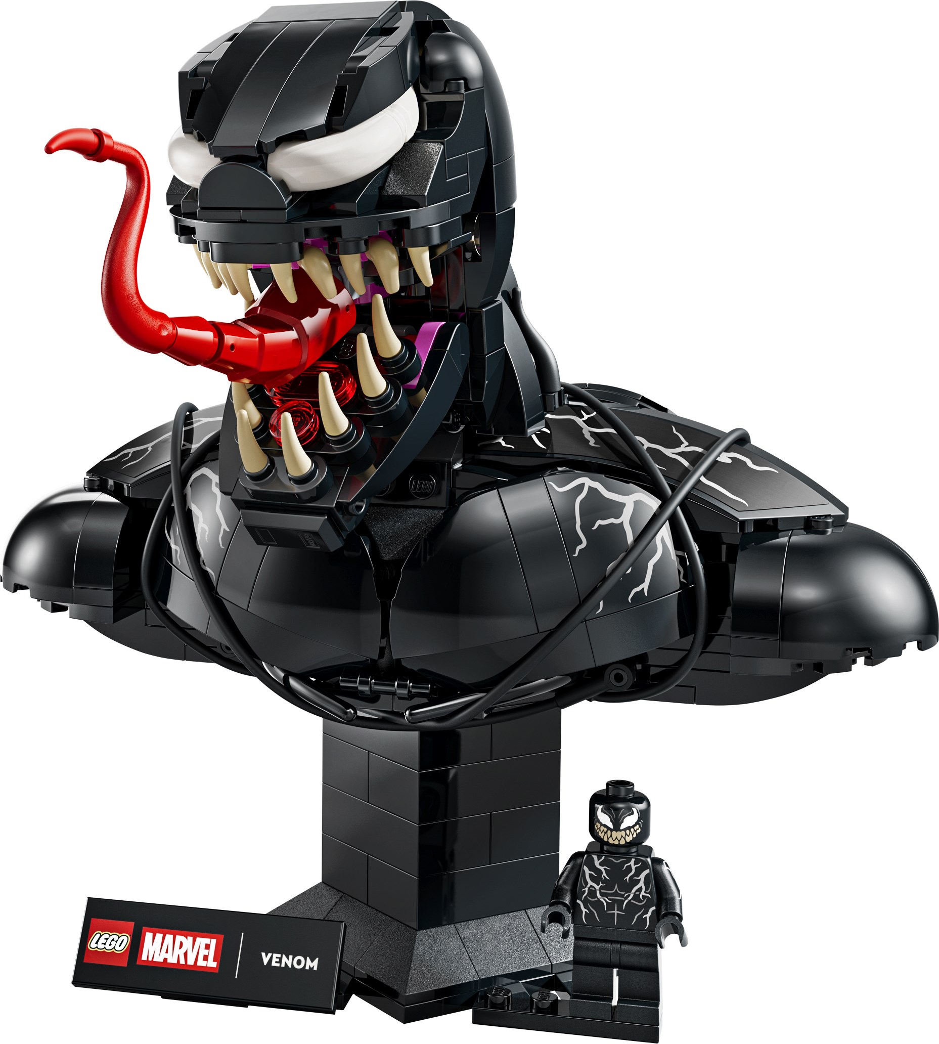LEGO Marvel 76356 Venom Bust announced, including a new Venom ...