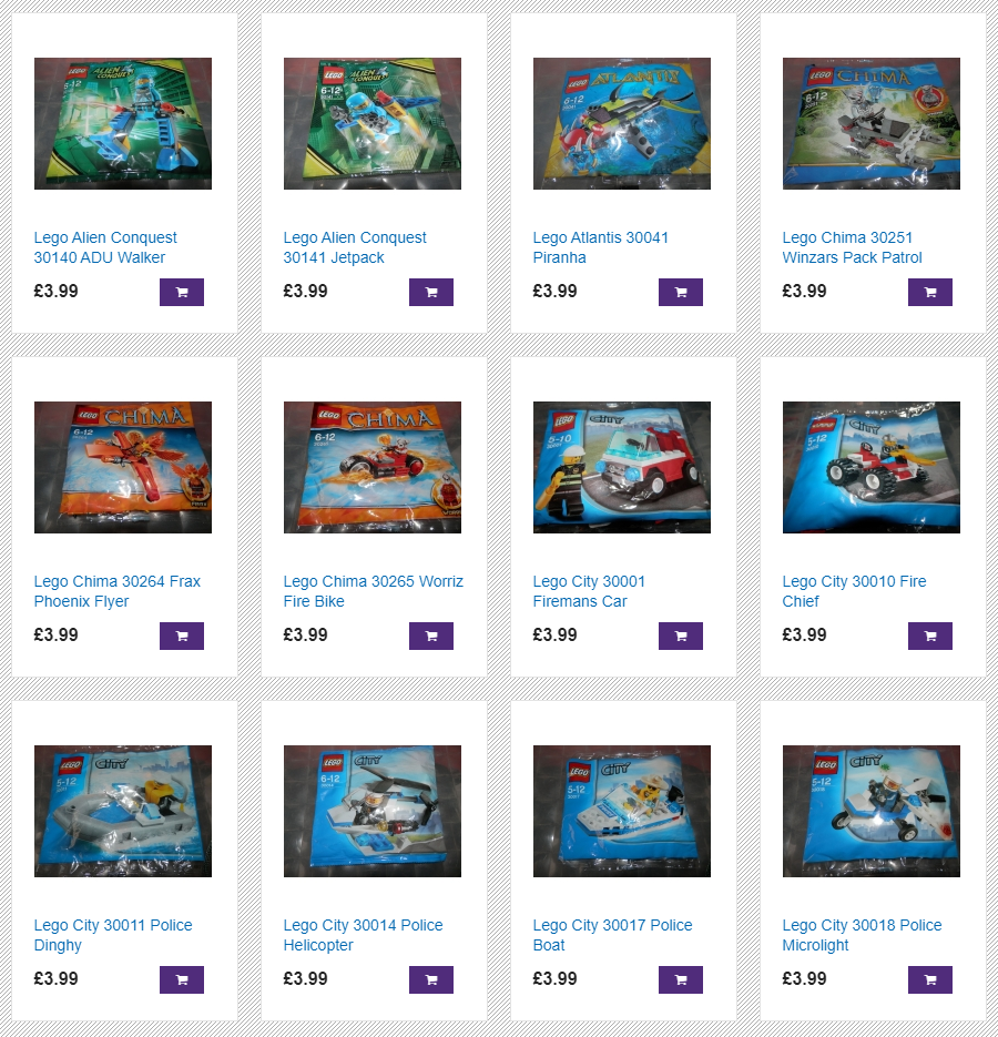 Discontinued sets and polybags available at Market Toys | Brickset ...