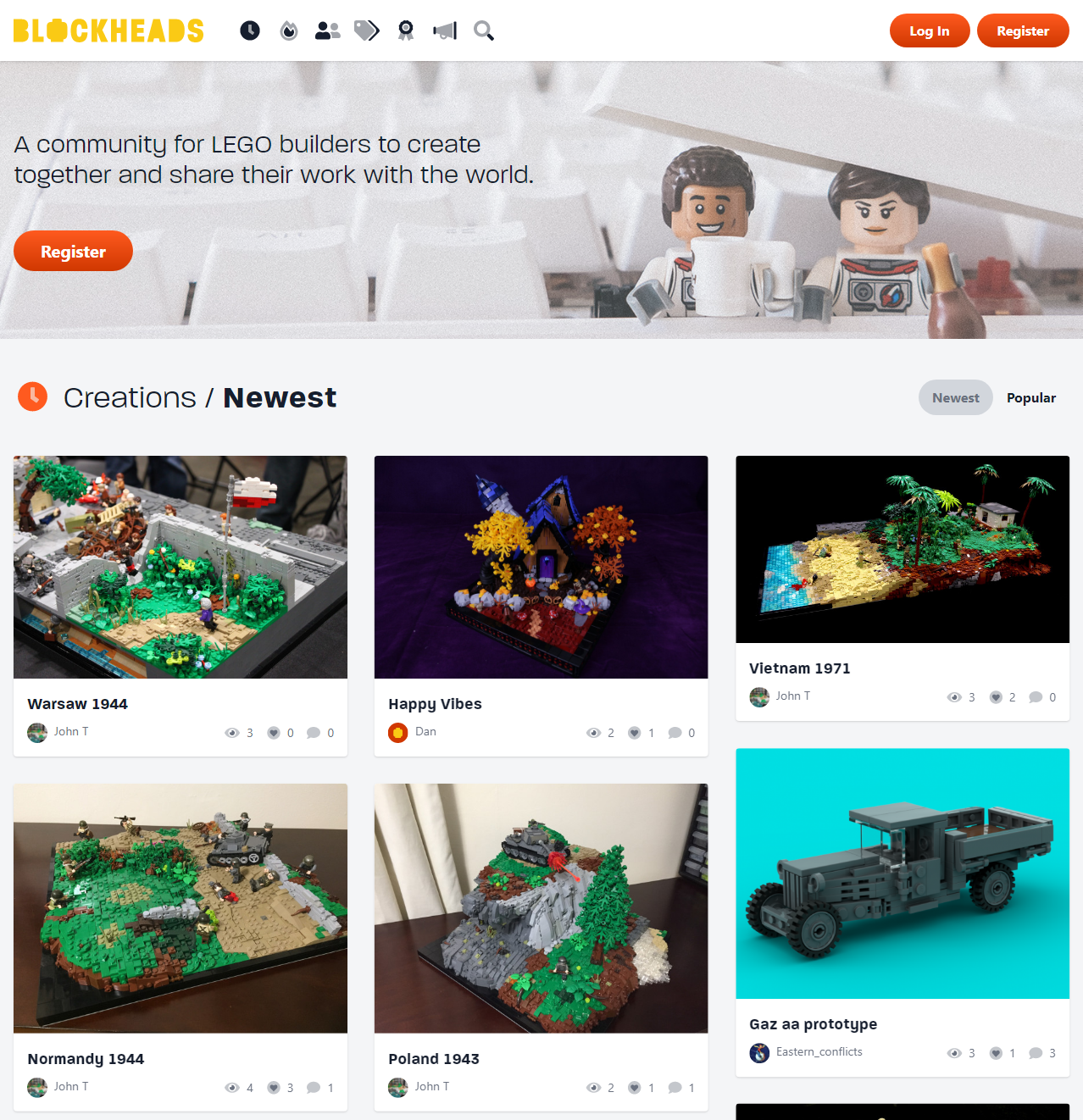 Blockheads: a new place to share your MOCs | Brickset: LEGO set guide ...