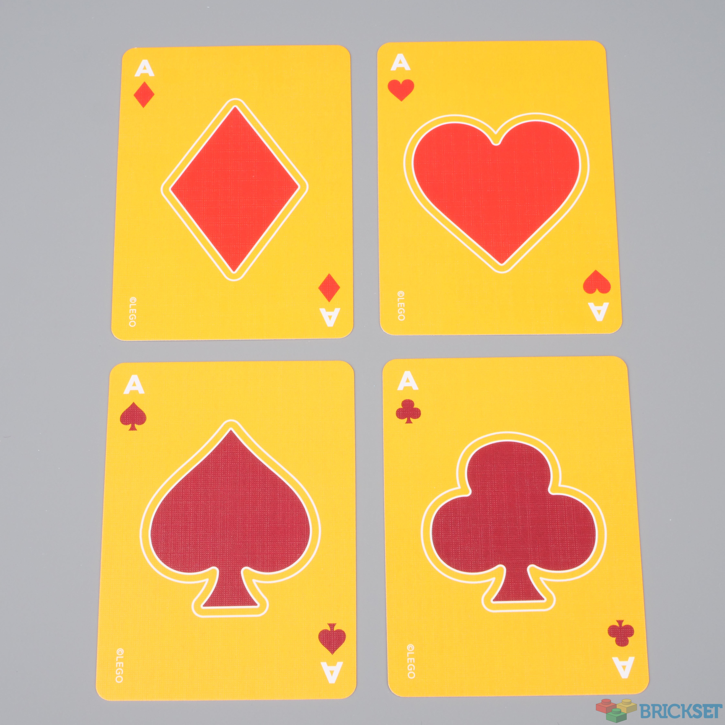 LEGO Brick Playing Cards review | Brickset