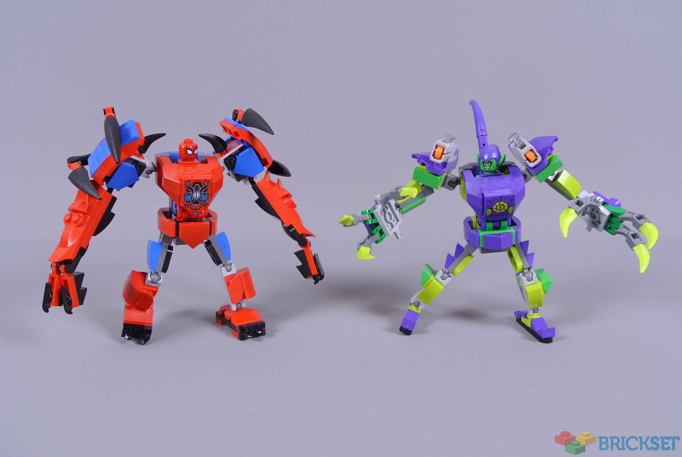 LEGO Marvel Super Heroes 76219 Spider-Man & Green Goblin Mech Battle ...