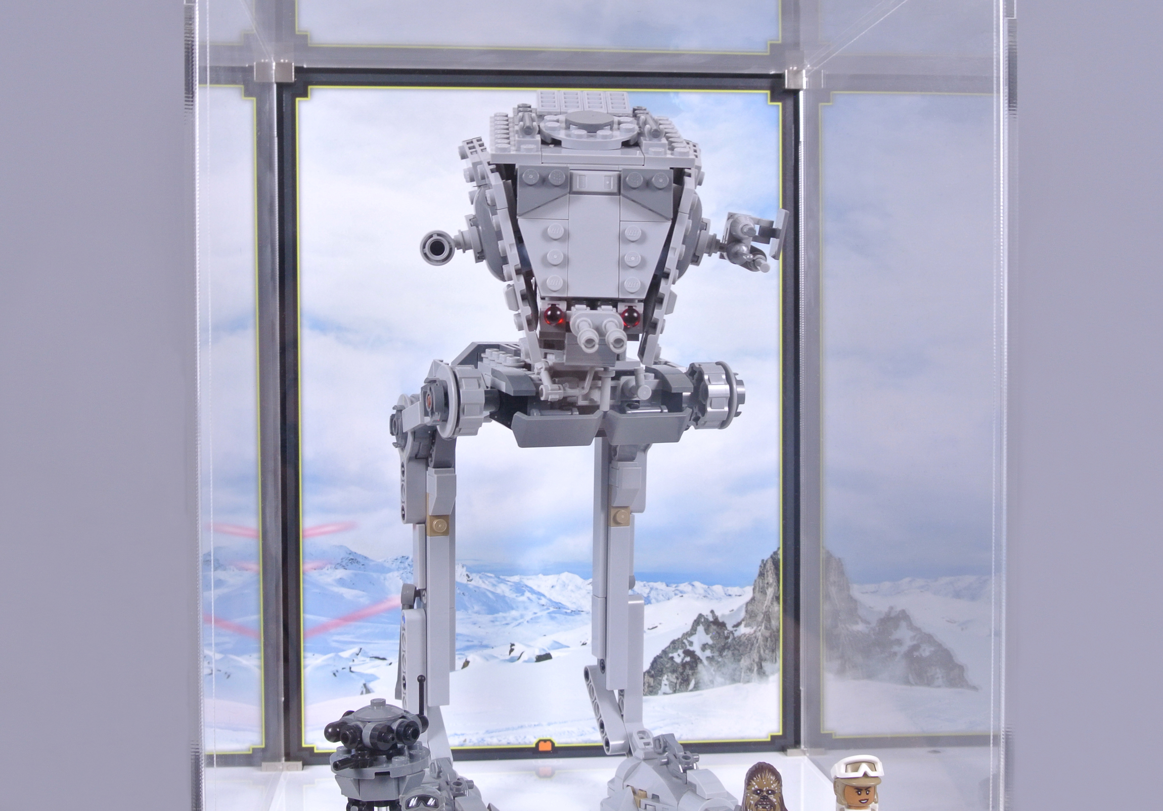 LEGO Wicked Brick display case for 75322 AT-ST review | Brickset