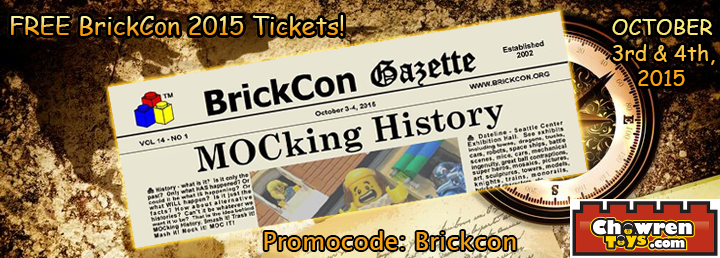 Attend BrickCon for free courtesy of Chowren Toys | Brickset
