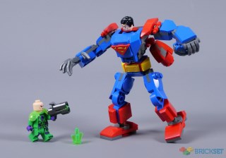 LEGO DC Comics Super Heroes 76302 Superman Mech vs. Lex Luthor review ...
