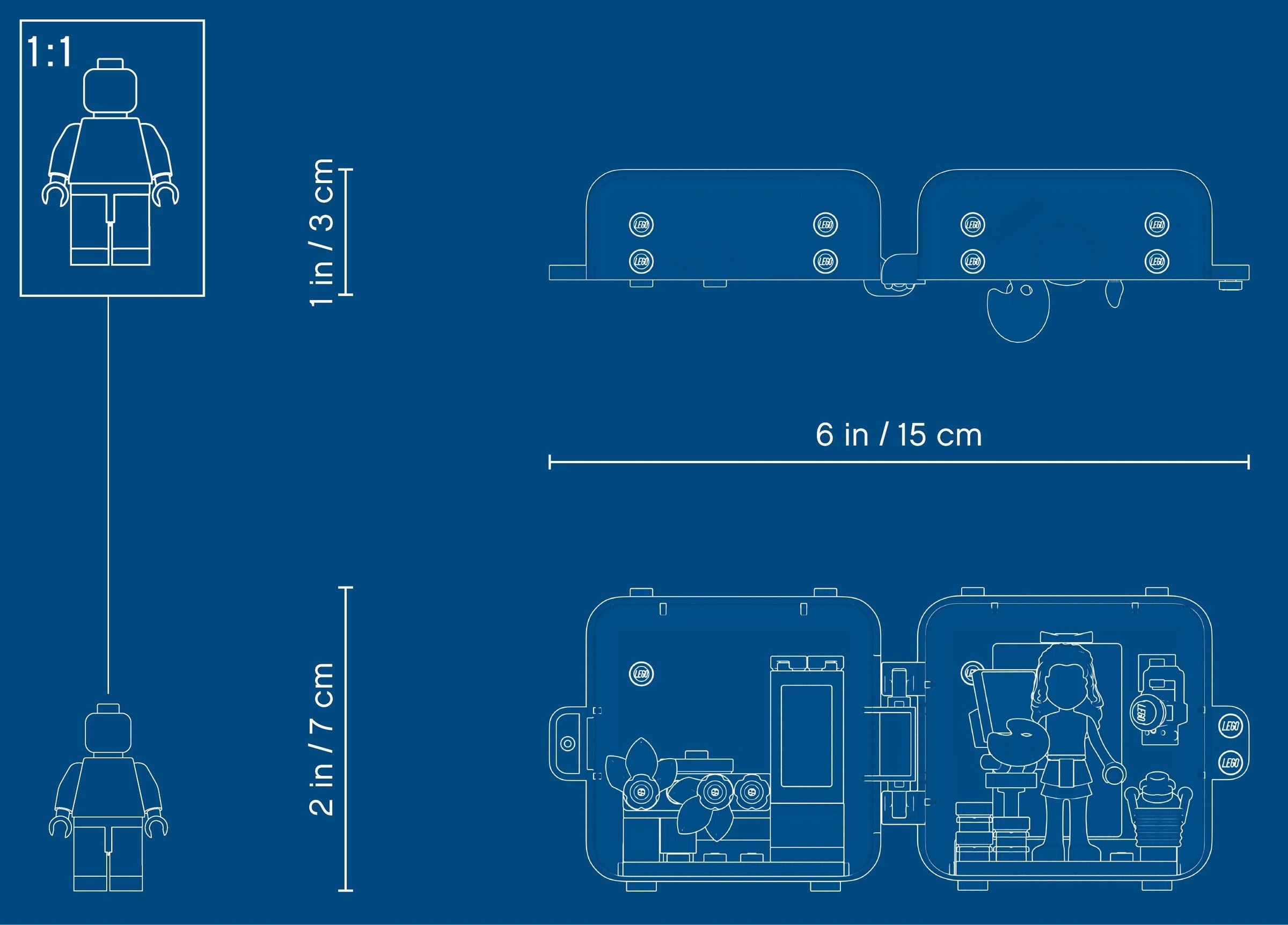 LEGO® Emma's Jungle Cube - Art Studio (41438): all details