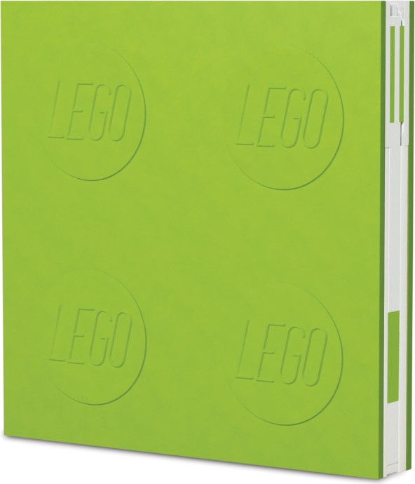 LEGO 5007242 Notebook with Gel Pen - Lime | Brickset