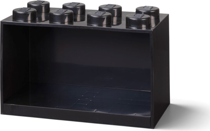 LEGO 5007286 8 Stud Brick Shelf Black | Brickset
